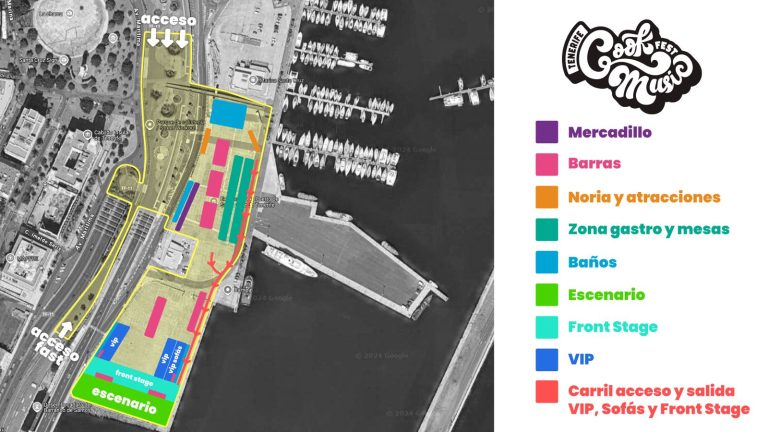 Mapa - Cook Music Fest 2025