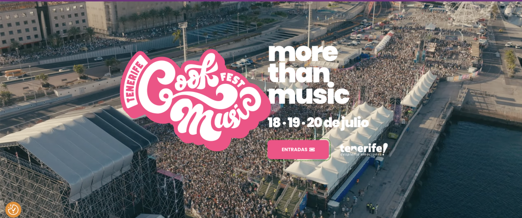Tenerife Cook Music Fest - 16, 17, y 18 de Julio 2026